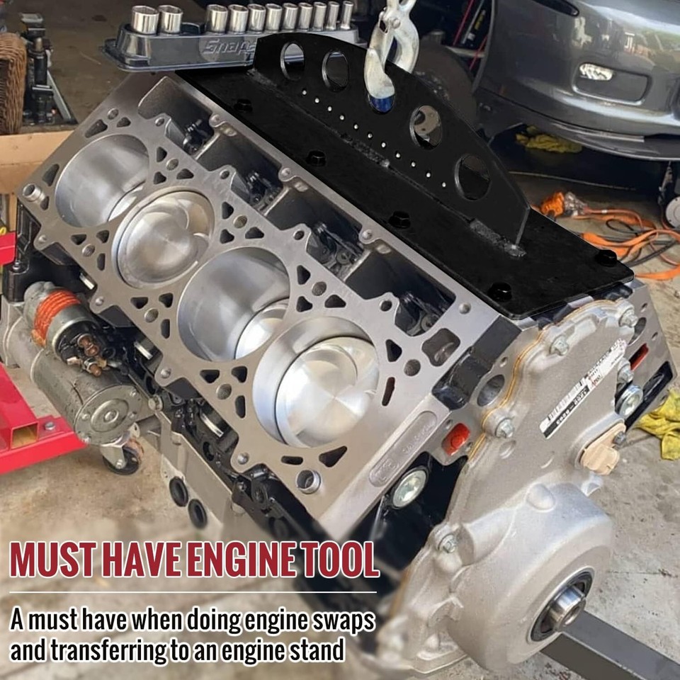 for LS Engine Lift Plate for LS LSX LS1 LS2 LS3 LQ4 6.0 6.2 5.3 Gen III ...