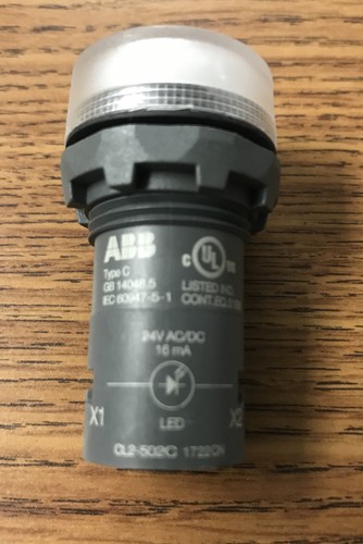 ABB CL2-502C Compact LED Pilot Light Clear 24V AC/DC, 16 mA | eBay