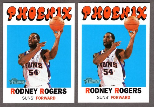 (2) 2000-01 TOPPS HERITAGE RODNEY ROGERS CARD #157 LOT **NM-MT ...