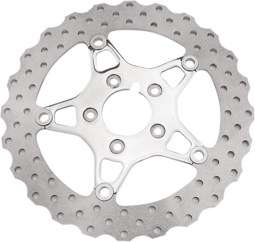 5 Button Contour Floating Brake Rotor - Polished Center EBC FSD012C | eBay
