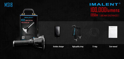 Imalent MS18W Neutral White 5000K Rechargeable Searching Flashlight ...