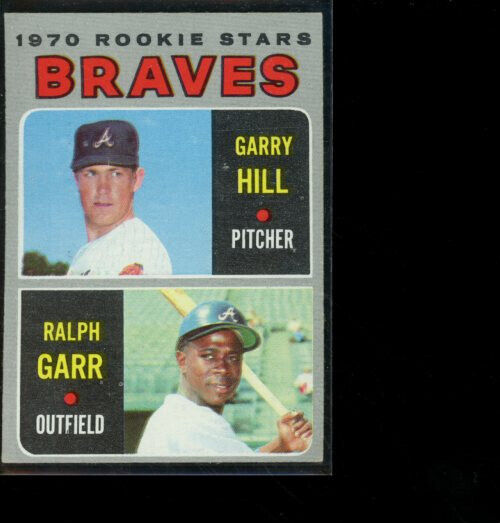 1970 Topps Braves 1970 Rookie Stars - Ralph Garr/Garry Hill Rookie ...