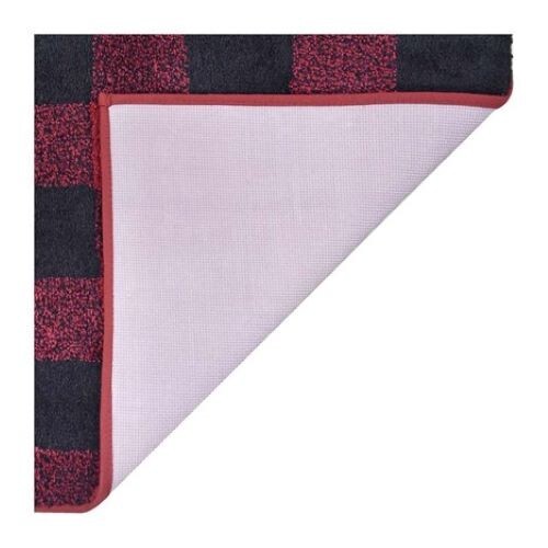 St. Nicholas Square Buffalo Check Accent Rug ~ 23in x 35in ~ Red ...