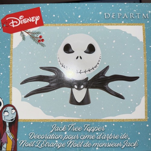 Jack Skellington Tree Topper Nightmare Before Christmas Department 56 ...