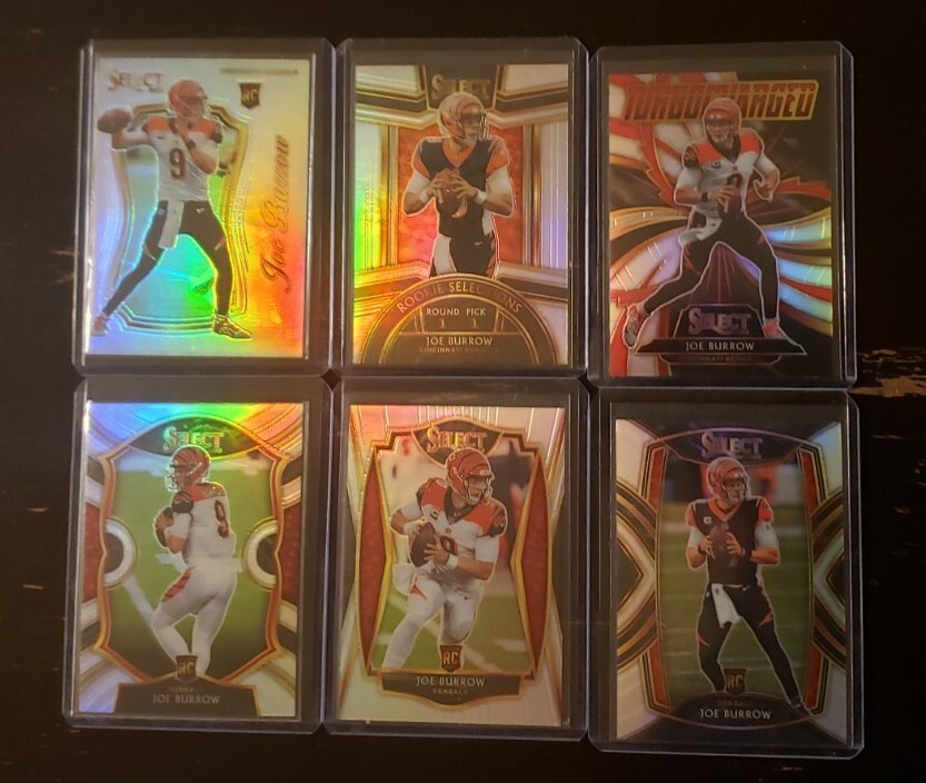 (6) 2020 Select Silver Prizm Rookie Cards Club Premier Concourse Joe ...