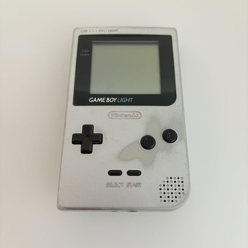Nintendo Game Boy Light Handheld Console Silver Tested Used From Japan ...