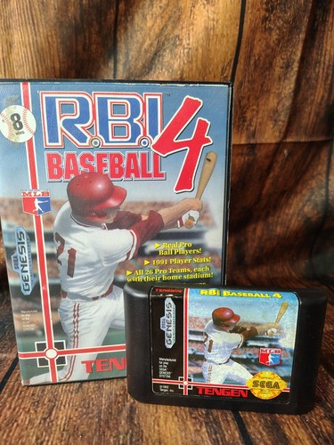 RBI Baseball 4 (Sega Genesis 1992) No Manual 31763036500| eBay