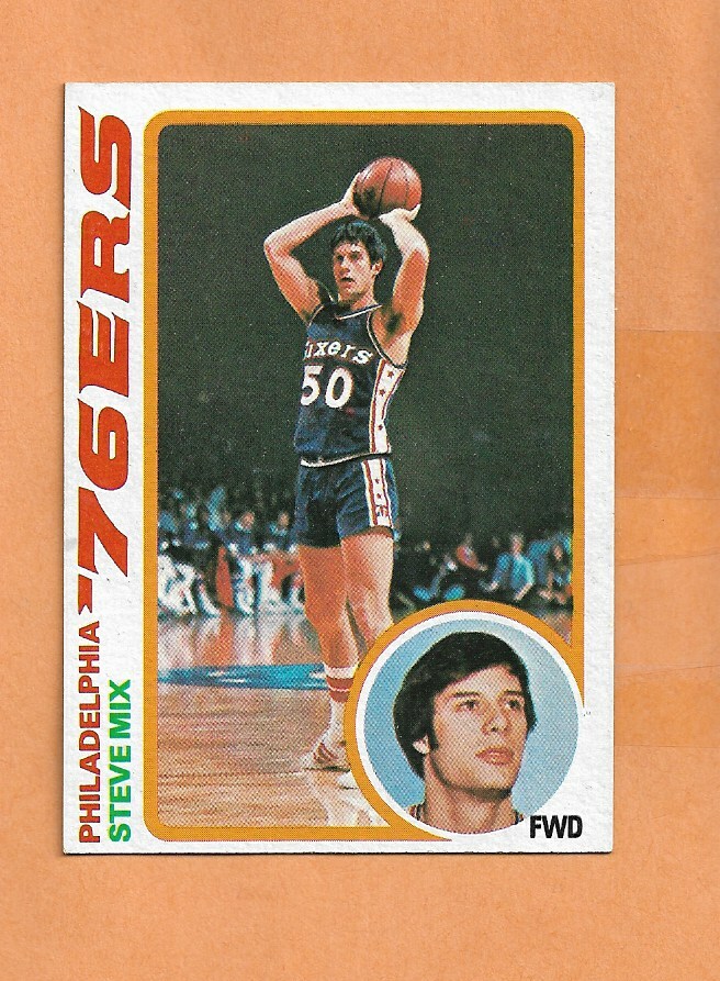 STEVE MIX 76ERS TOPPS 78-79 CARD # 18 | eBay