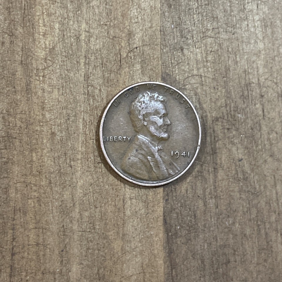 1941 Lincoln No Mint Mark Wheat Penny One Cent Coin Excellent Shape! | eBay