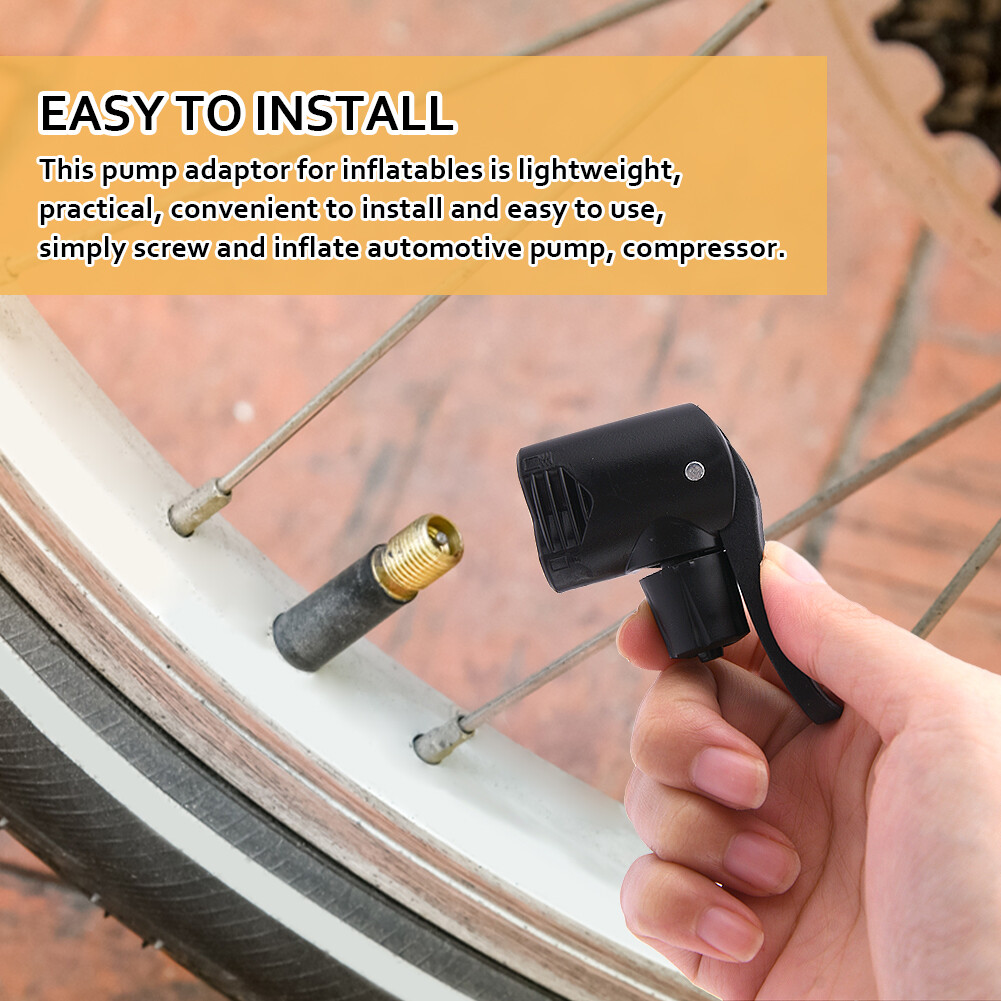 Bicycle Valve Adapter Set Pump Head Professional Car Football ...