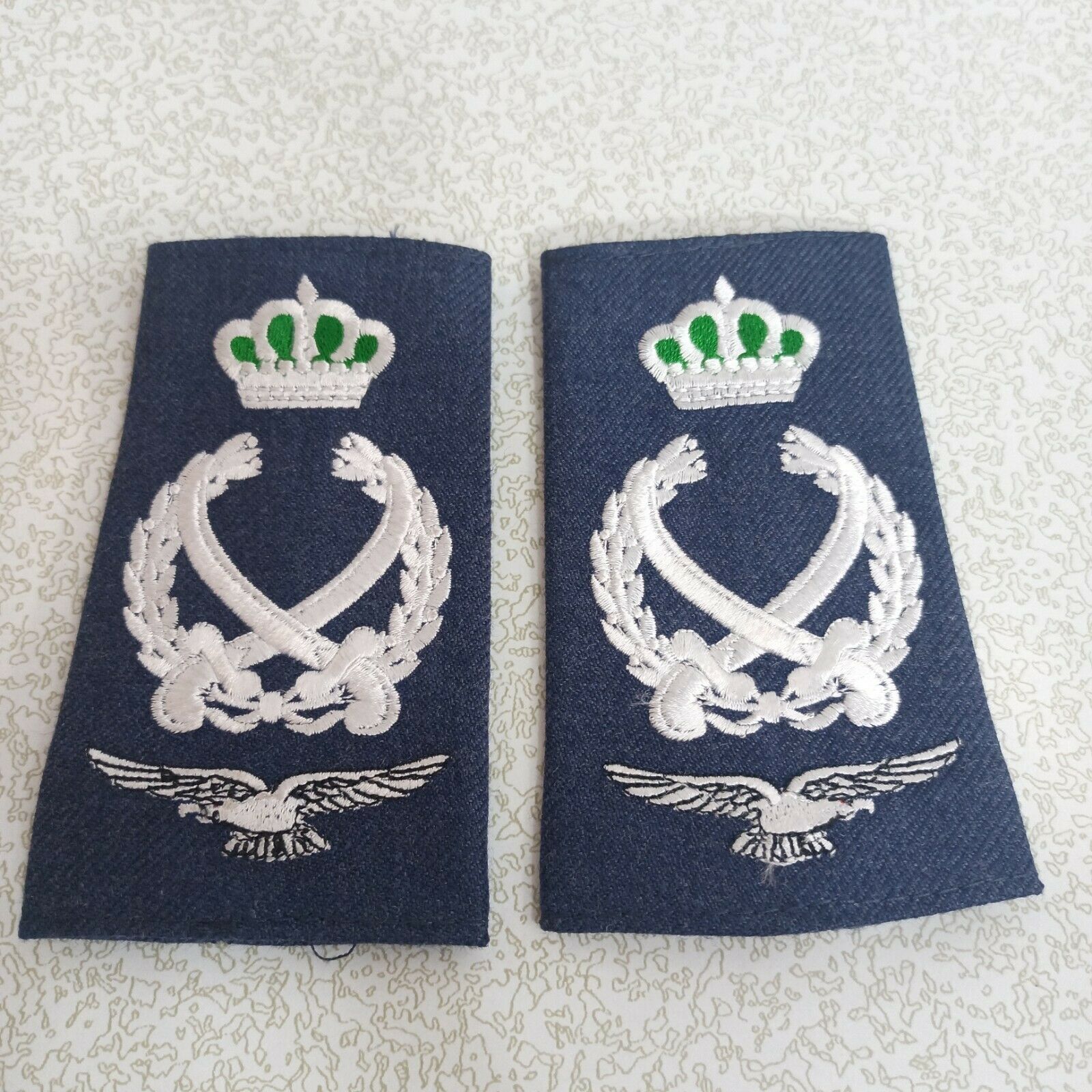 Genuine Jordanian Air Force Field Marshal Shoulder Rank Slides Pair Of ...