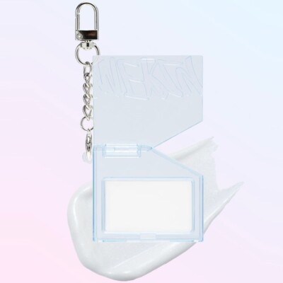 MERZY Let's Wearing Lip & Cheek Keyring 2.2g #07 White Ring Face Blush ...