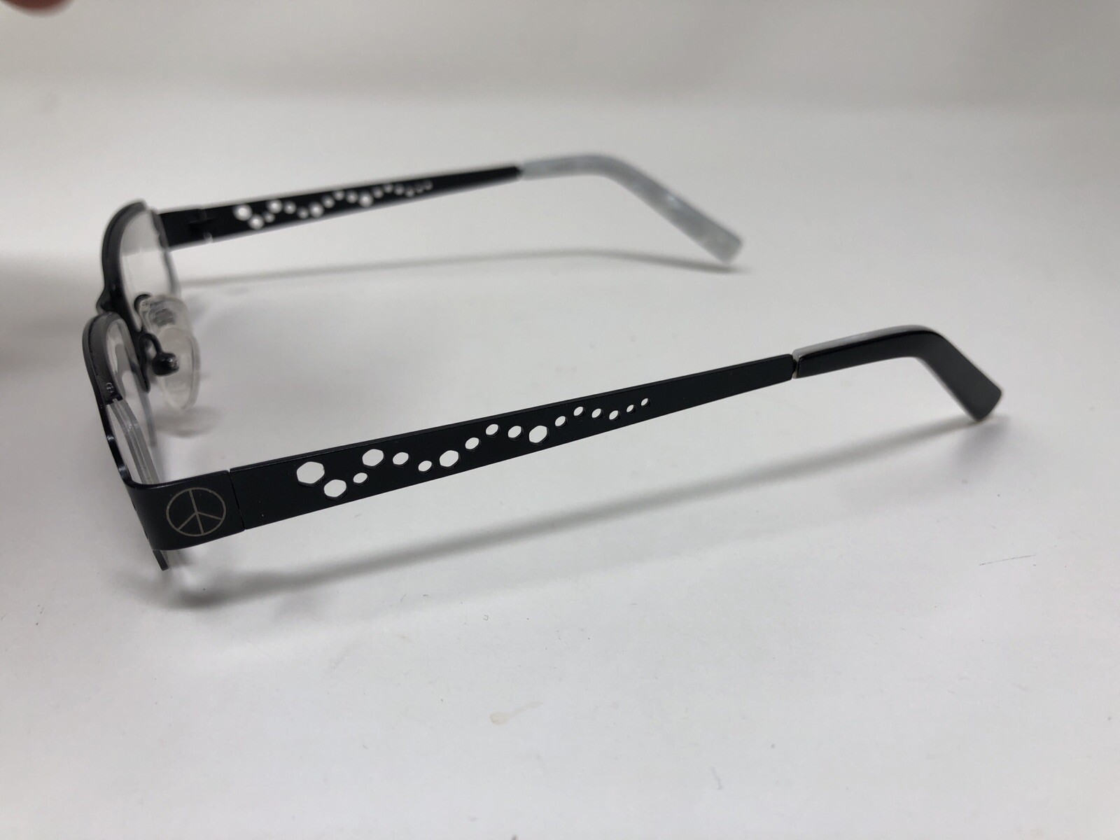 Peace Eyeglasses Frame DREAMY 45-17-130 Black Metal Full Rim ZM51 | eBay