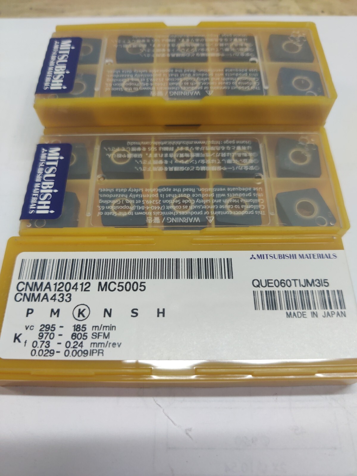 Mitsubishi Carbide Inserts CNMA433 MC5005 Qty 10 cast iron | eBay