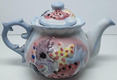 VINTAGE HAND PAINTED SEA SHELL TEA POT | eBay Australia