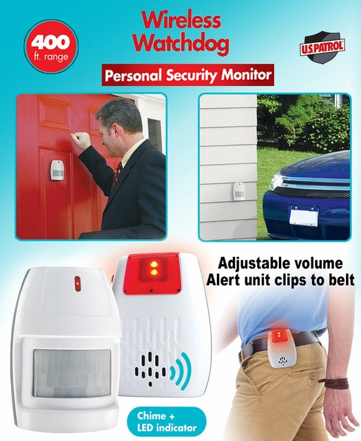 Wireless Watchdog Home Security Alert System by Collections Etc for ...