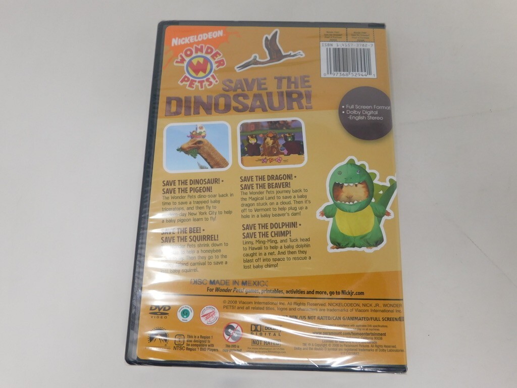 Wonder Pets - Save the Dinosaur (DVD, 2008) Nickelodeon NEW SEALED ...