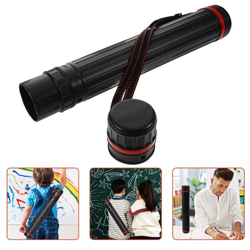 2 PCS Telescopic Painting Tube Extendable Artwork Drawing Tubes Storage ...