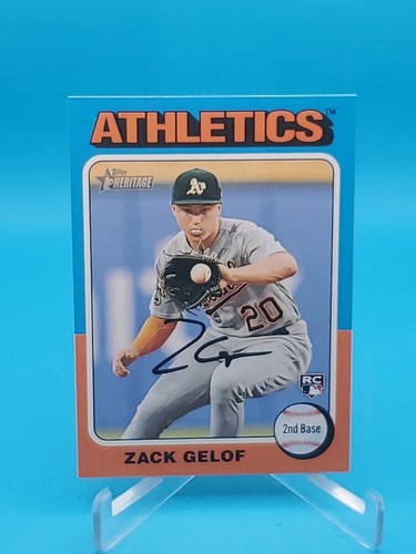 Zack Gelof 2024 Topps Heritage RC #346 Photo Image Variation - A's ...
