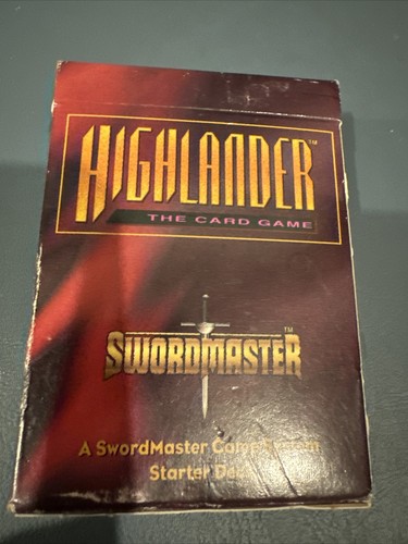 Highlander Card Game Swordmaster: Limited Edition Starter Deck | eBay
