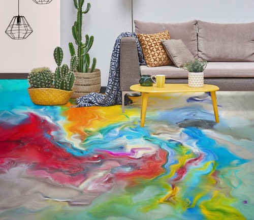 3D Color Mixing 1949NA Floor WallPaper Murals Wall Print 5D AJ ...