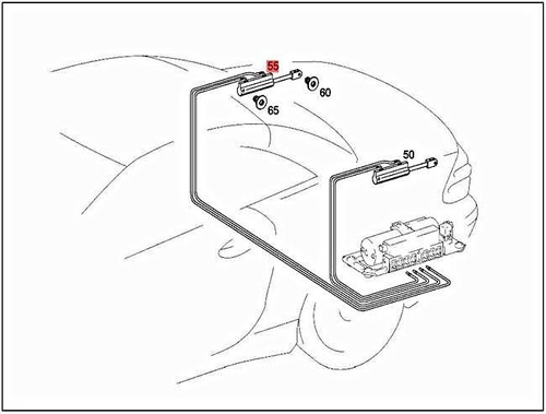 Genuine MERCEDES R230 W230 Cabrio Cylinder 2308001072 | eBay