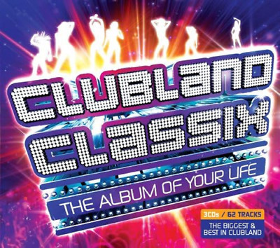 Clubland Classix Box set 62 Audio Music Tracks Hits Songs 3 CD Album ...