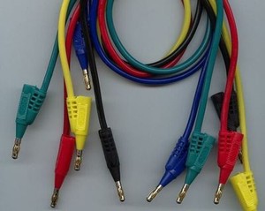 Cable de laboratorio-messleitung-laboratorio tubería en ambos lados ...