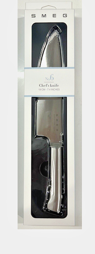 Smeg No 6 CHEF'S KNIFE 19cm - 7.4 Inches - Unopened - New In Box - FREE ...