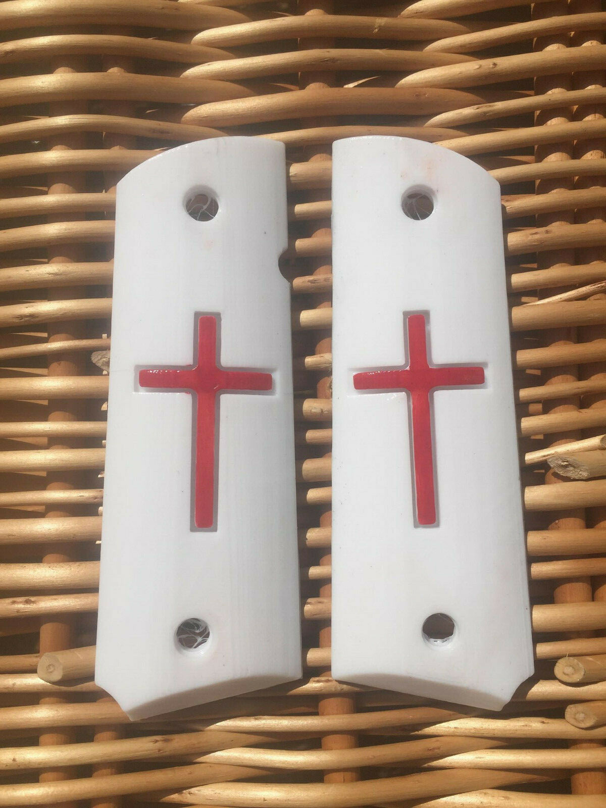 1911 Knights Templar Hand Grips 3d printed Airsoft | eBay