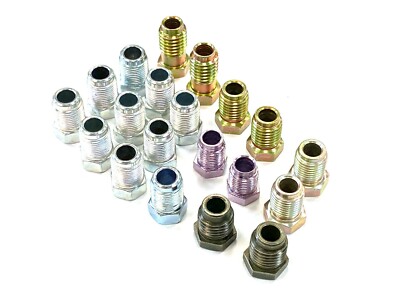 Metric Brake Line Fitting Kit for 1/4" Tube. (ISO/Bubble Flare) | eBay
