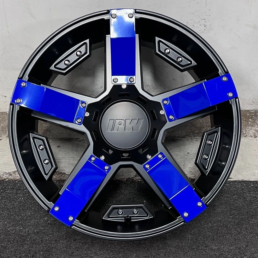 Blue Toyota Tundra Rims