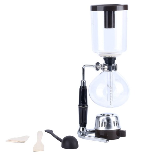 5 Cup Coffee Maker Syphon Tabletop Siphon (Syphon) Coffee Maker Brewer ...