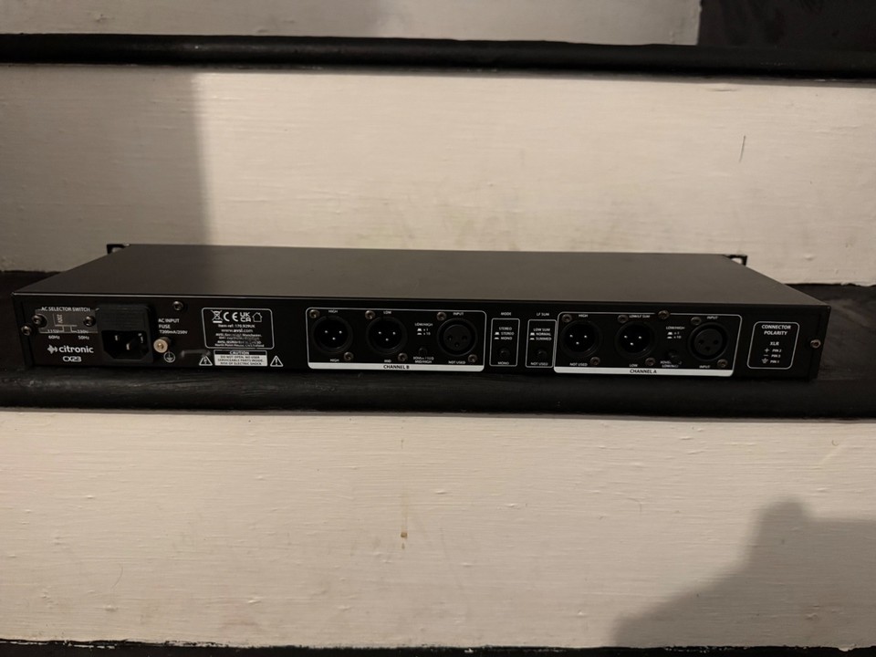 Citronic CX23 3 Way Mono Band Active Crossover 5015972100424 | eBay UK