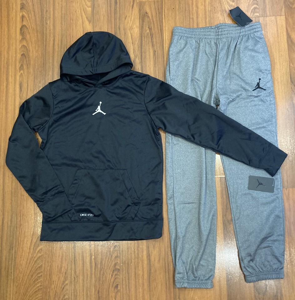 Nike Air Jordan Youth Set Boy Hoodie PANTS Tracksuit 2pc Size XL-18/20 ...