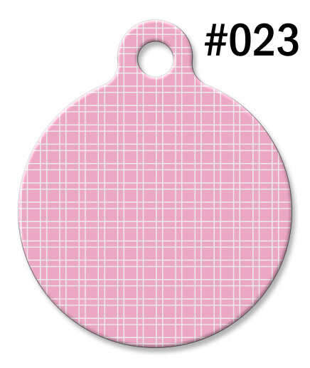 Custom Designer Pet ID Tags for Dog & Cat, Personalized Stylish Round ...