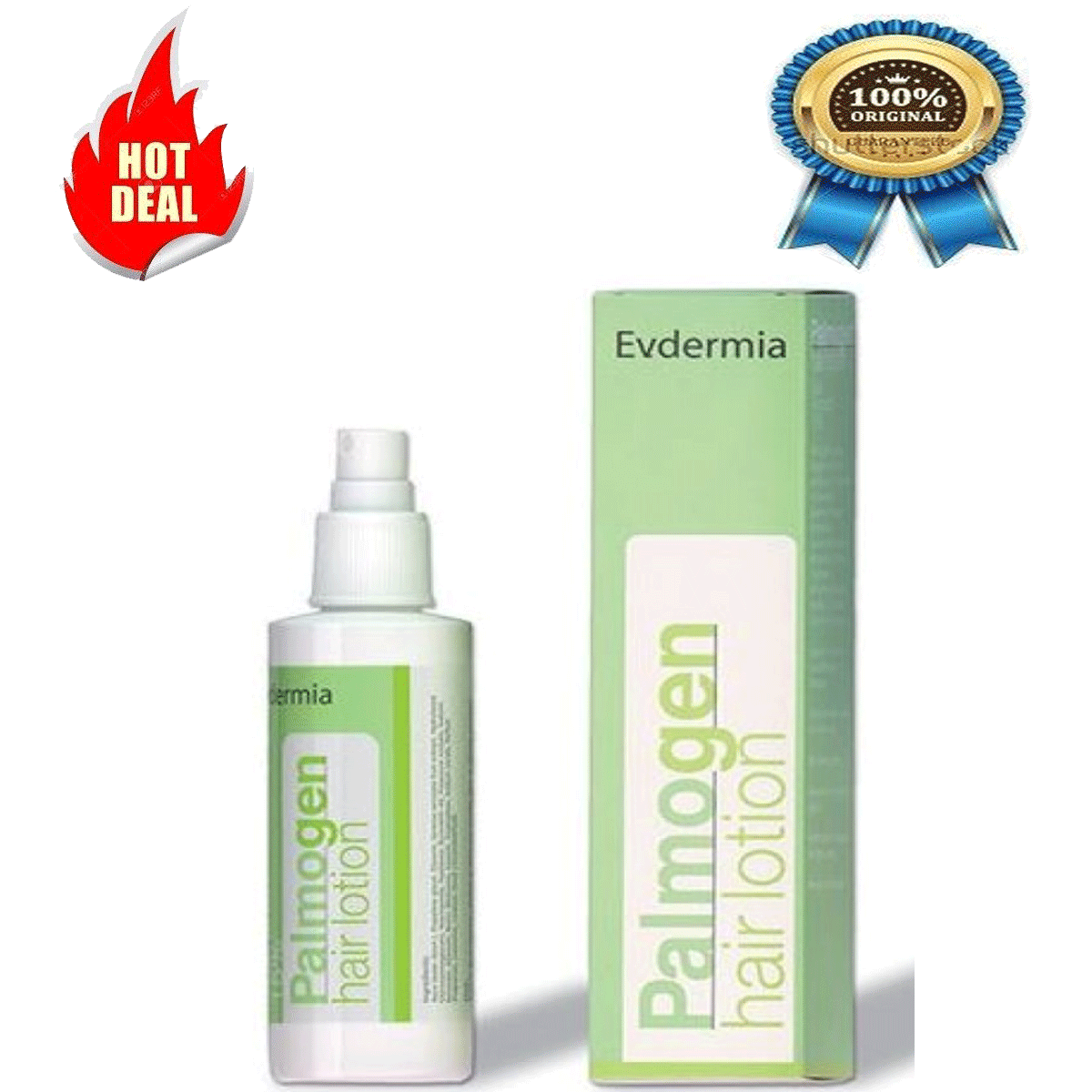 Evdermia Palmogen Hair Lotion 60ml – Anti Hair Loss Leave-In Scalp Care ...