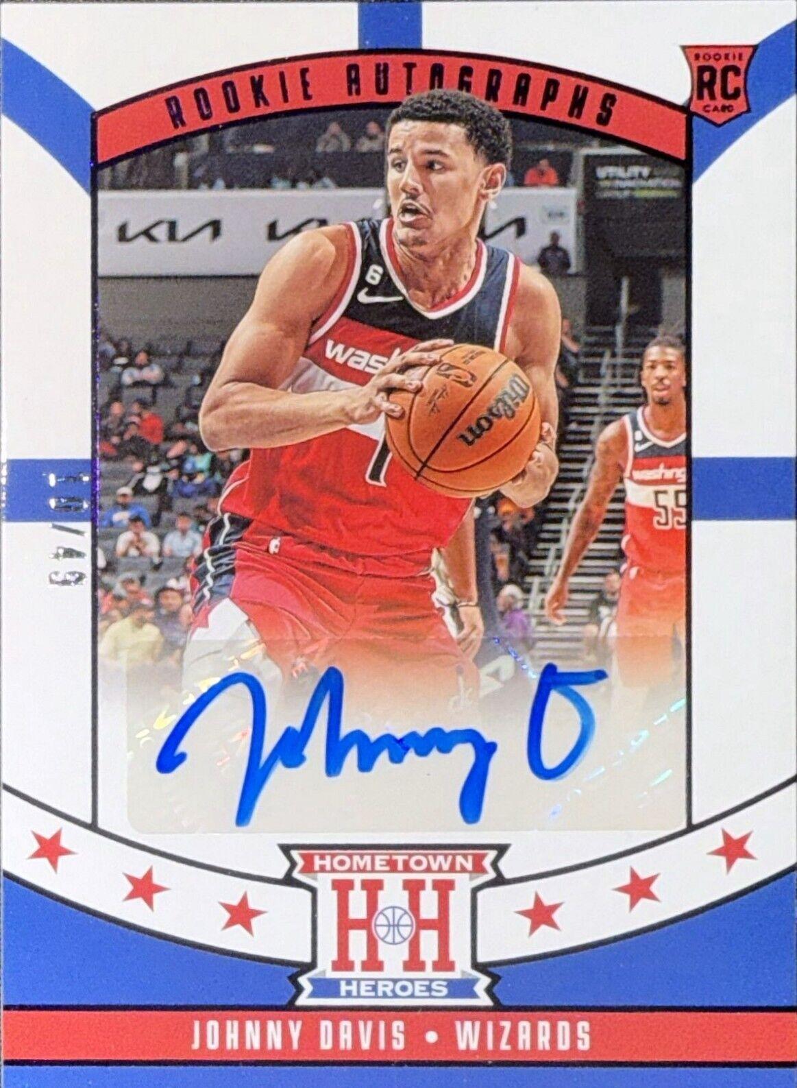 2022-23 Panini Chronicles - Hometown Heroes Rookie Autographs Johnny ...