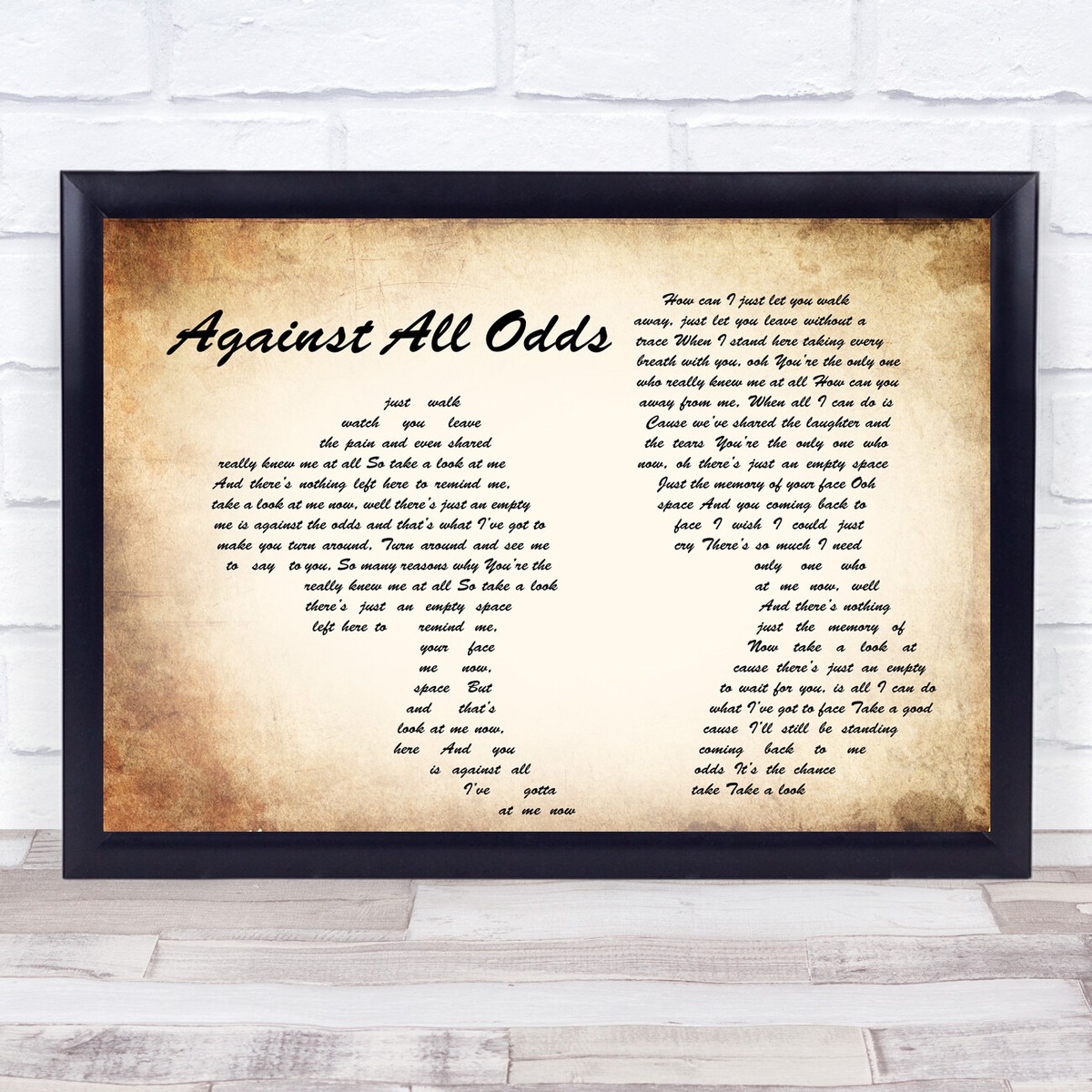 Against All Odds Quote