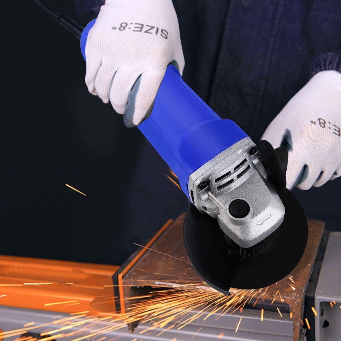 Corded Angle Grinder Grinding Cutting Polishing /Accessory Wheel Kit ...
