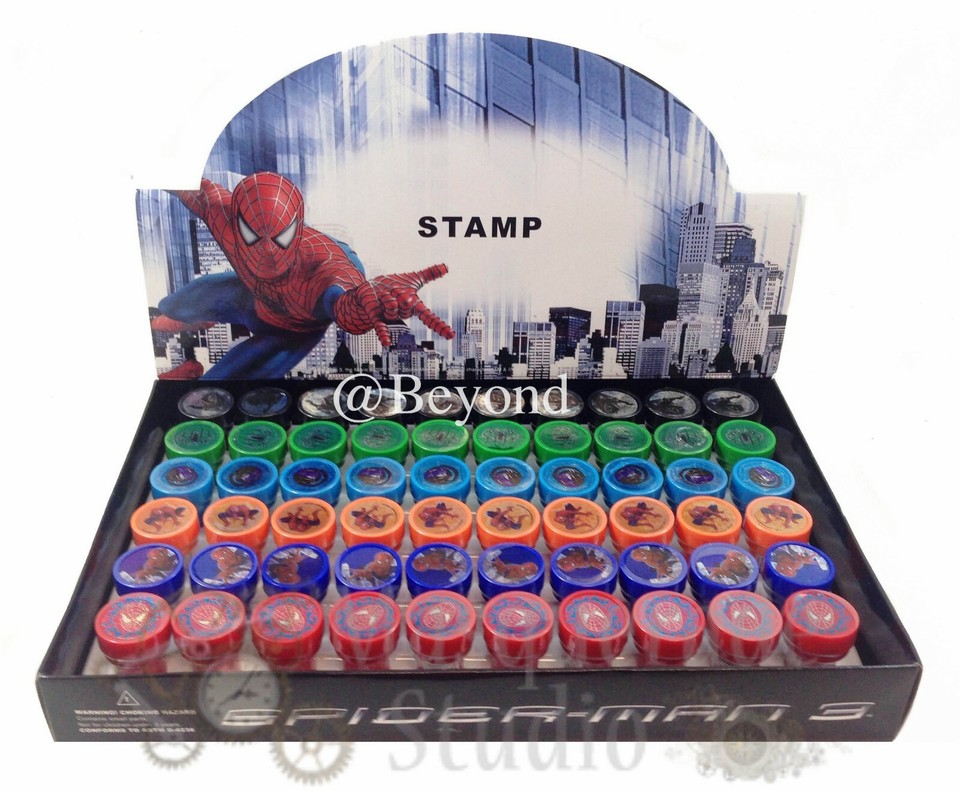 Disney Marvel DC Nickelodeon Self Inking Stamps for Kids 60pc Stampers ...