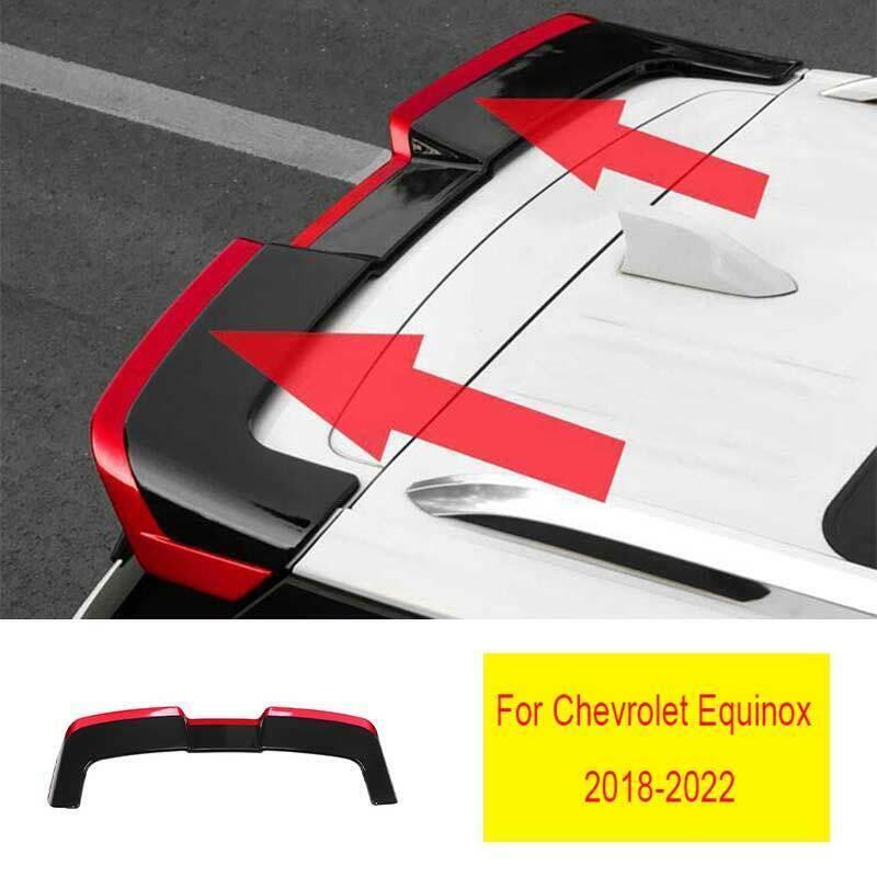 Fit For Chevrolet Equinox 2018-2022 Black Red Roof Spoiler Tail Lip ...