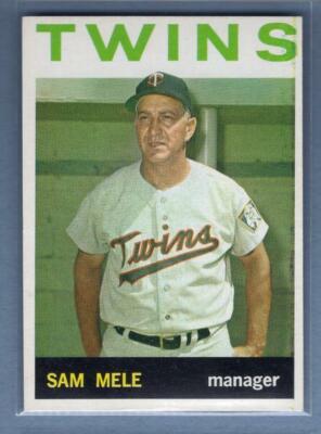 1964 Topps #54 Sam Mele EX-MT GO100 | eBay