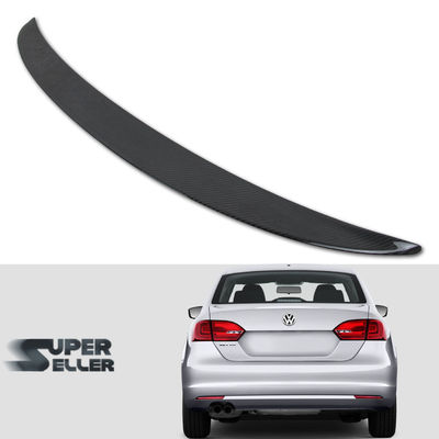 Carbon Fiber Fit For Volkswagen Jetta Mk6 4DR Trunk Spoiler Wing P Type ...