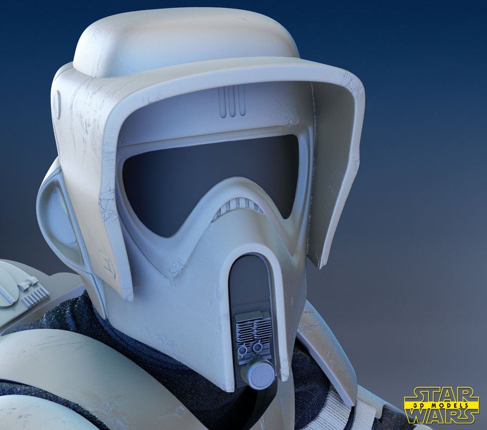 Stormtrooper Biker Figure (Large Bike and Base- Star Wars - by ...