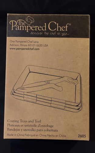 Pampered Chef Coating Trays and Tool Sealed NIB | eBay