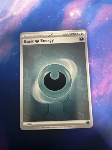 Basic Darkness Energy (Reverse Holofoil) 7 Sv: Shrouded Fable Reverse ...