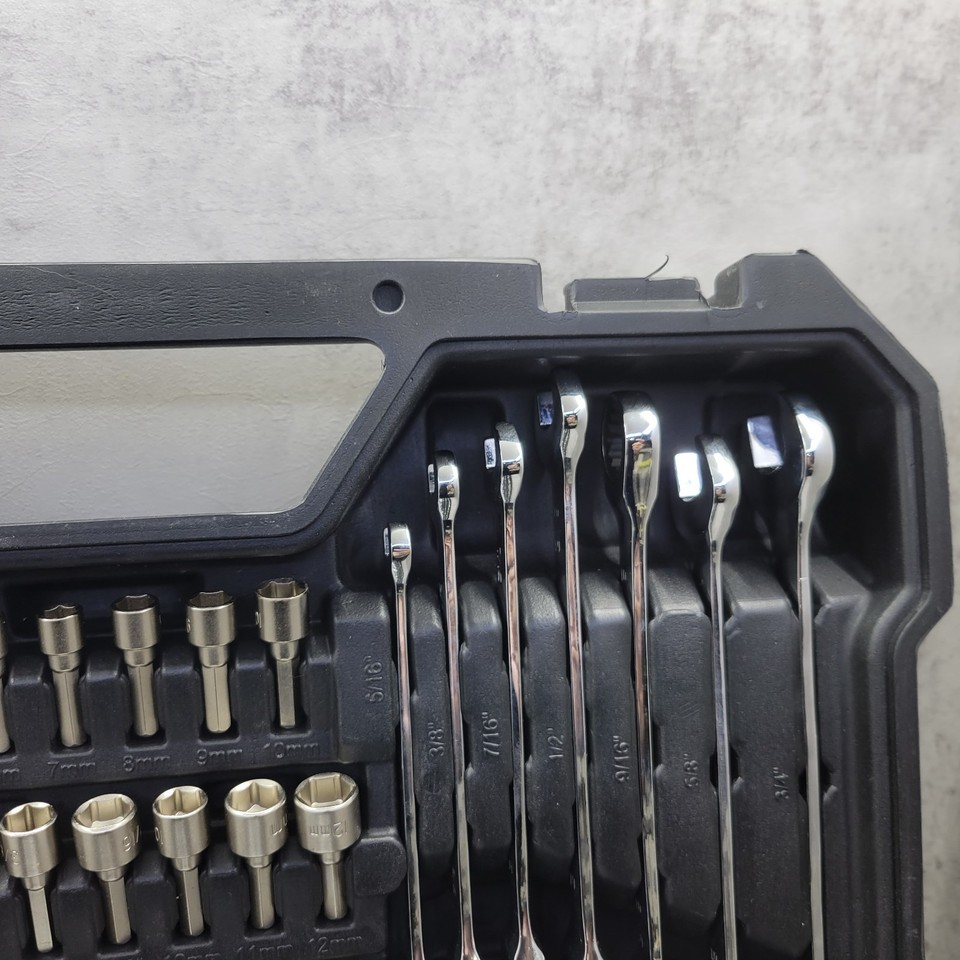 Channel Lock 200pc Professional Mechanic's Tool Set Ratcheting Wrenches ...