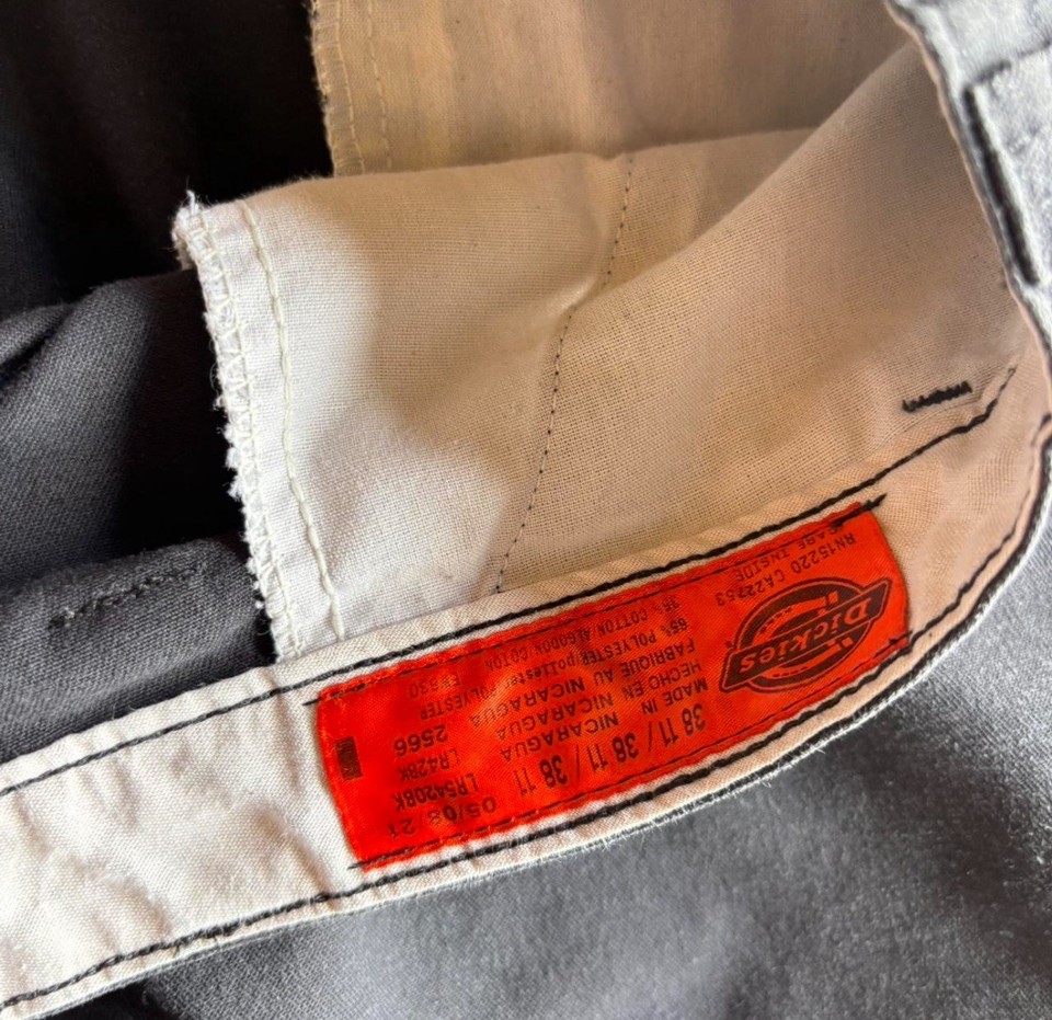 Y2K Early 2000s Sun Faded Baggy Skater Streetwear Cargo Dickies Jorts ...