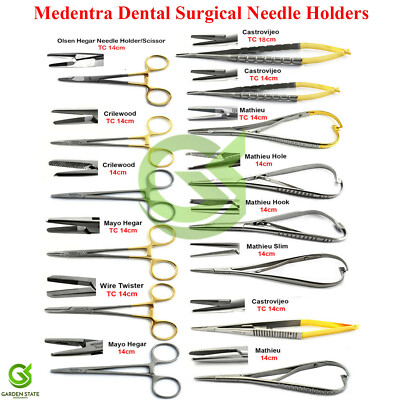 Dental Surgical Needle Driver TC Suture Clamp Forceps Orthodontic ...